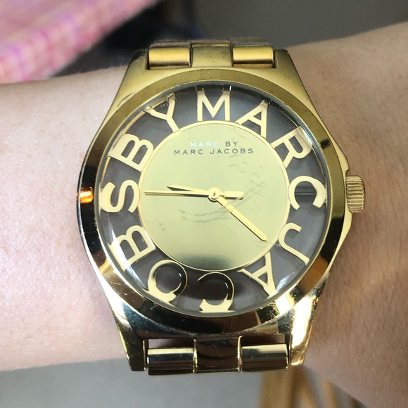 Marc Jacobs | Jewelry | Marc Jacobs Henry Gold Skeleton Watch | Poshmark